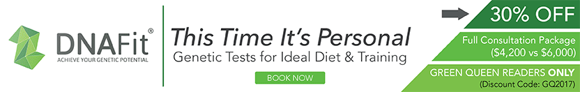 DNAfit Xmas Banner - Green Queen