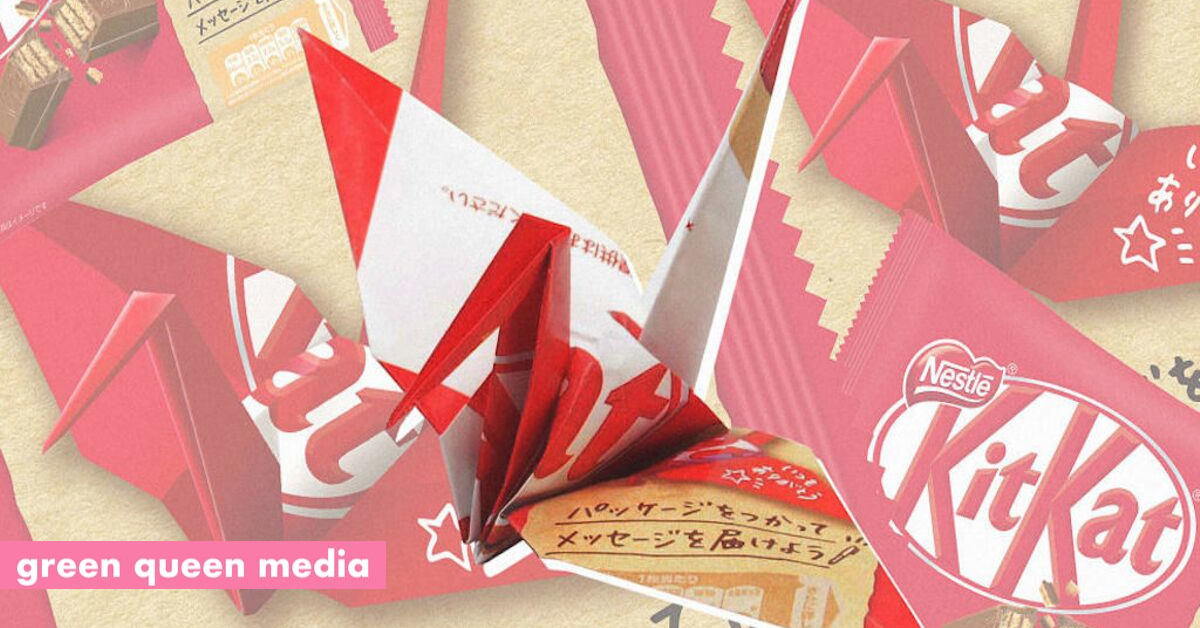 Nestle Japan Scraps KitKat Plastic Packaging For Recyclable Origami Paper