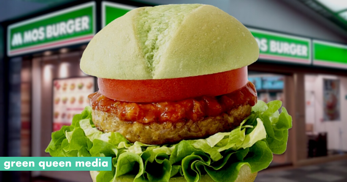 MOS Burger Debuts New 100% Vegan Green Burger In Japan