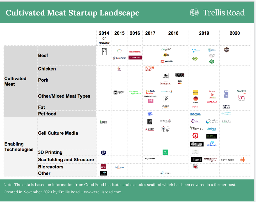Cultured-Meat-Startup-Landscape - Green Queen