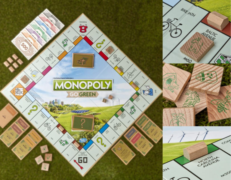 Monopoly: New Go Green Edition Made From Recycled Materials Nudges ...