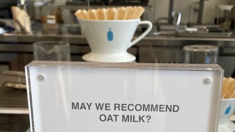 Blue Bottle Makes Vegan Oatmilk The ‘Default Option’ In Two Stores