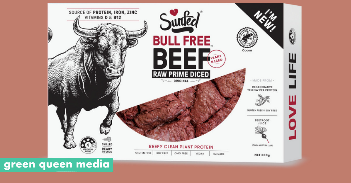 New Zealand's Sunfed Launches New ‘Bull-Free’ Plant-Based Diced Beef