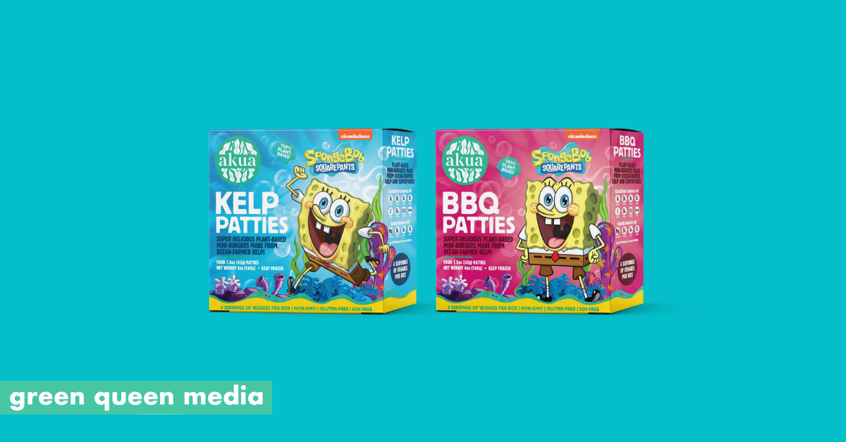 Akua's Kelp Burgers Get the SpongeBob Treatment to Support Nickelodeon ...