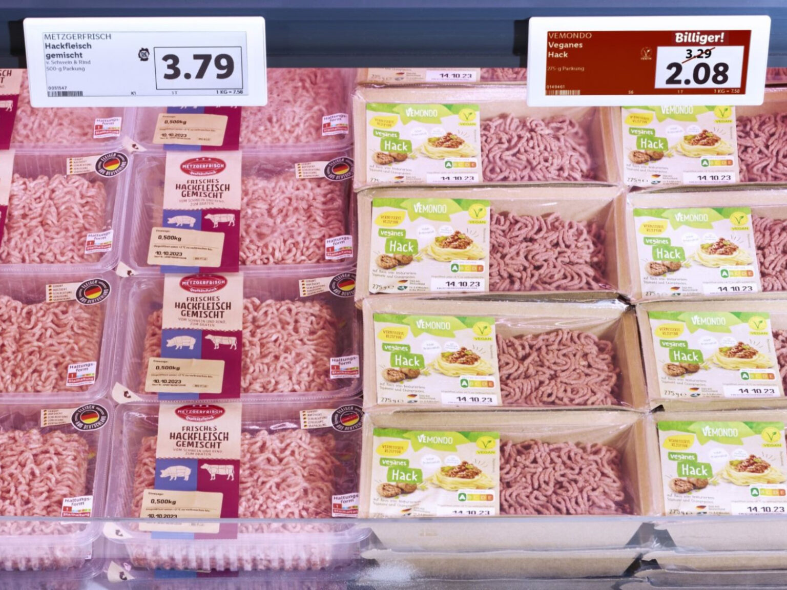 Lidl Sells More Plant-Based Meat – By Putting It Next to Meat