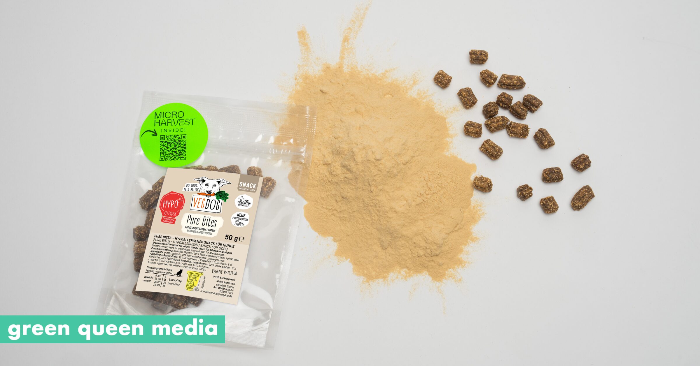 VEGDOG Debuts Dog Treats with MicroHarvest's Microbial Protein