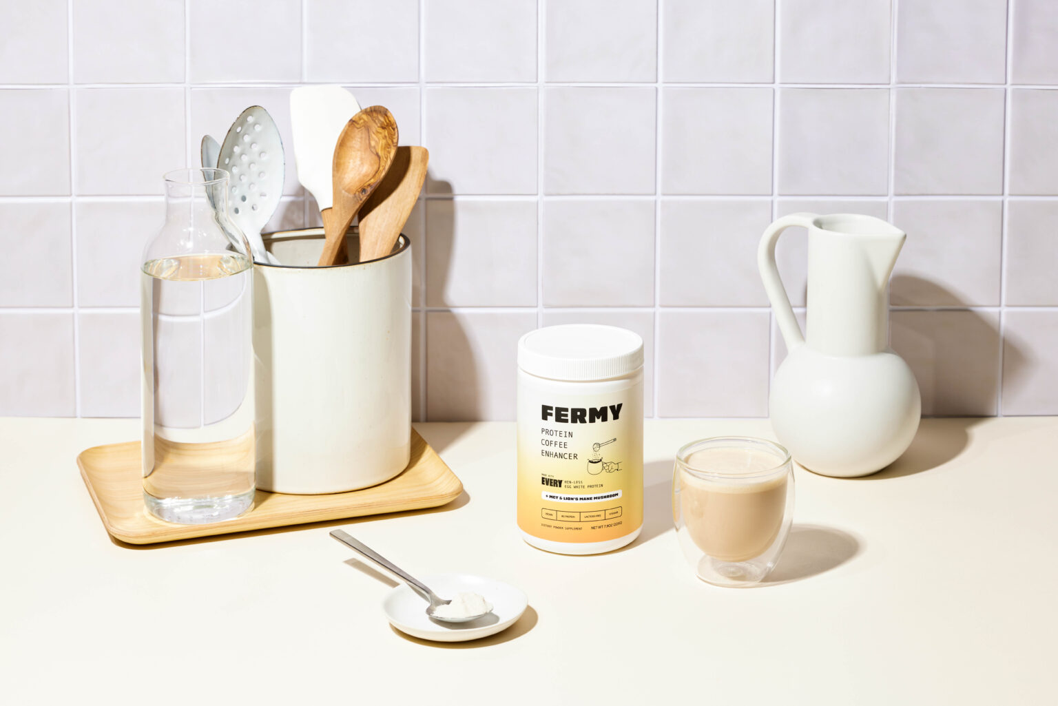 Fermy Debuts Coffee & Matcha Mixes with Chicken-Free Egg White
