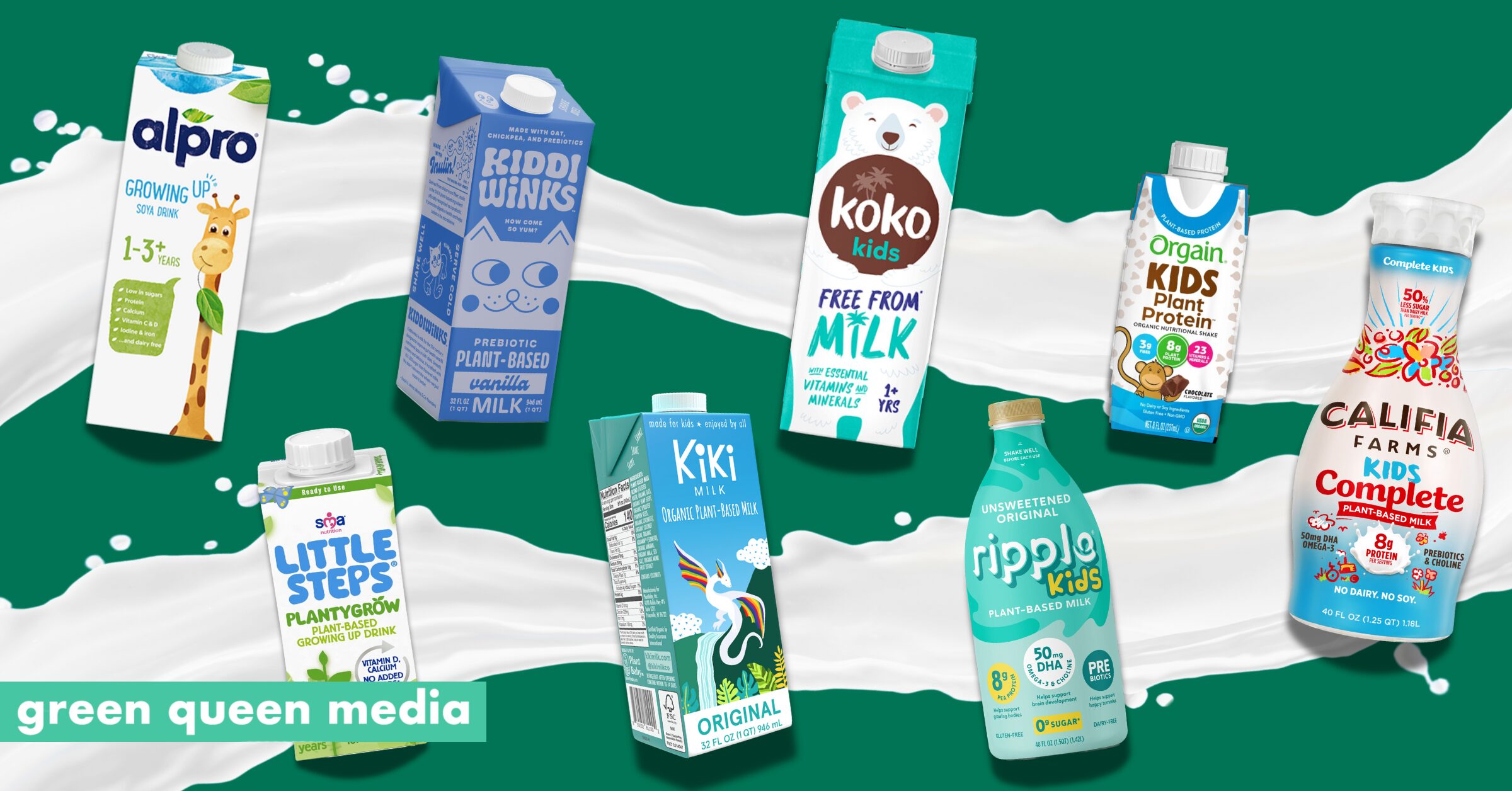 Look, It's Dairy Free! 8 of the Best Plant-Based Milk Brands for Kids