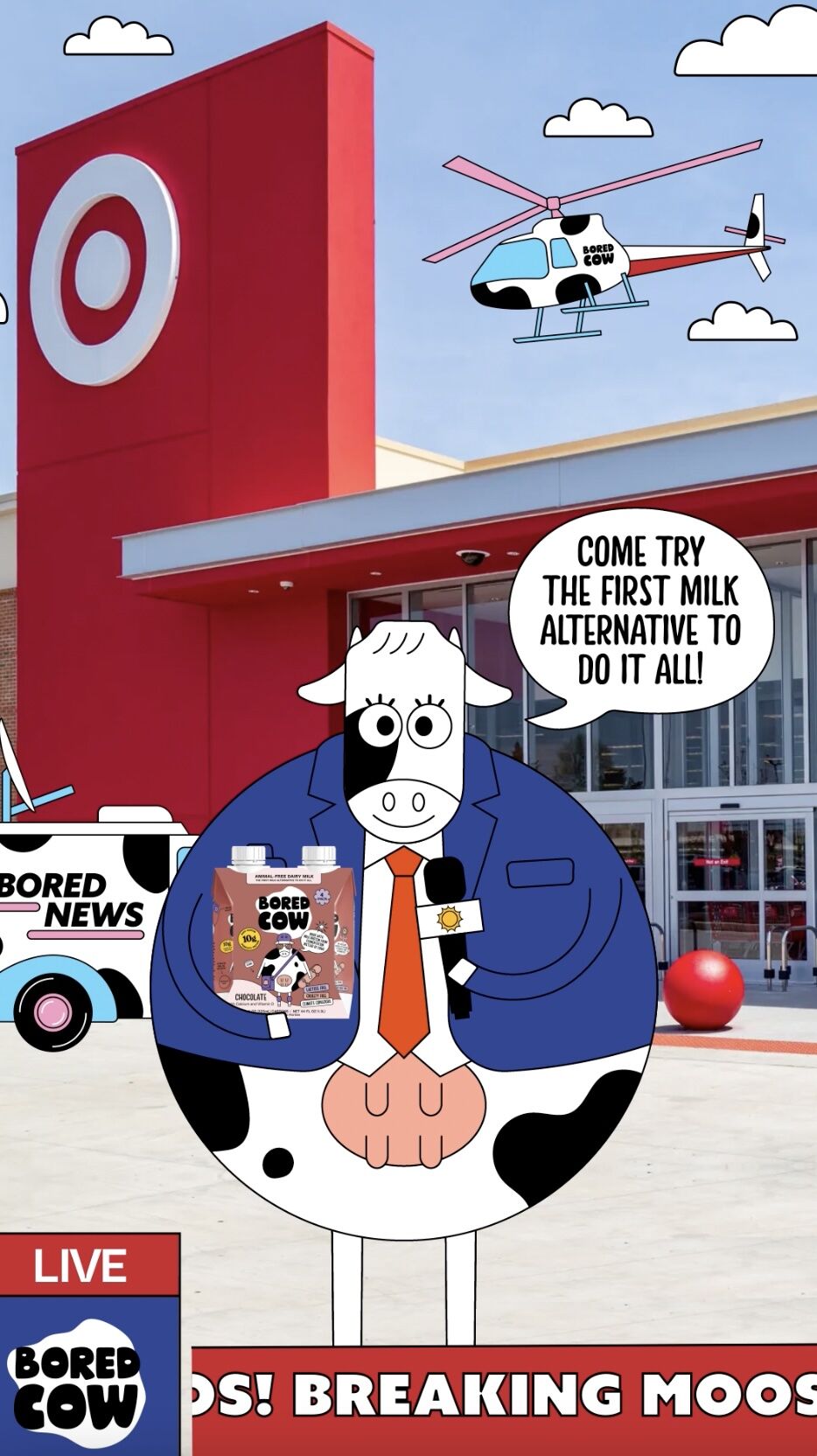 Bored Cow Debuts Animal-Free Milks at Target Stores Nationwide
