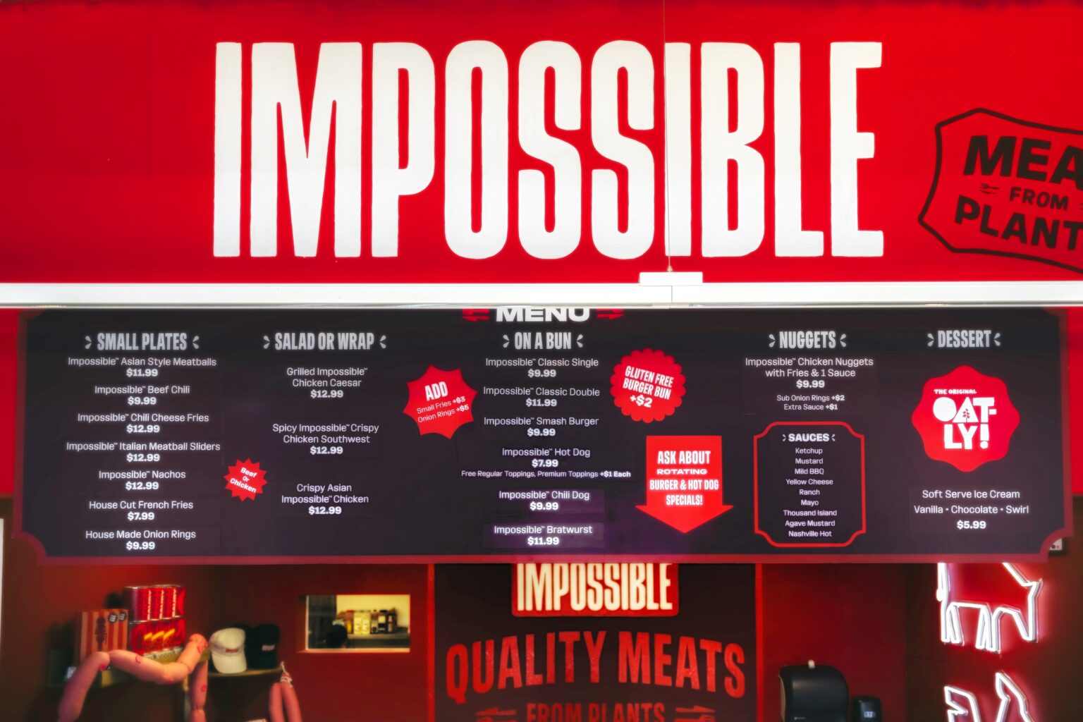 Impossible Foods Opens Chicago Pop-Up, Starring Oatly Ice Cream