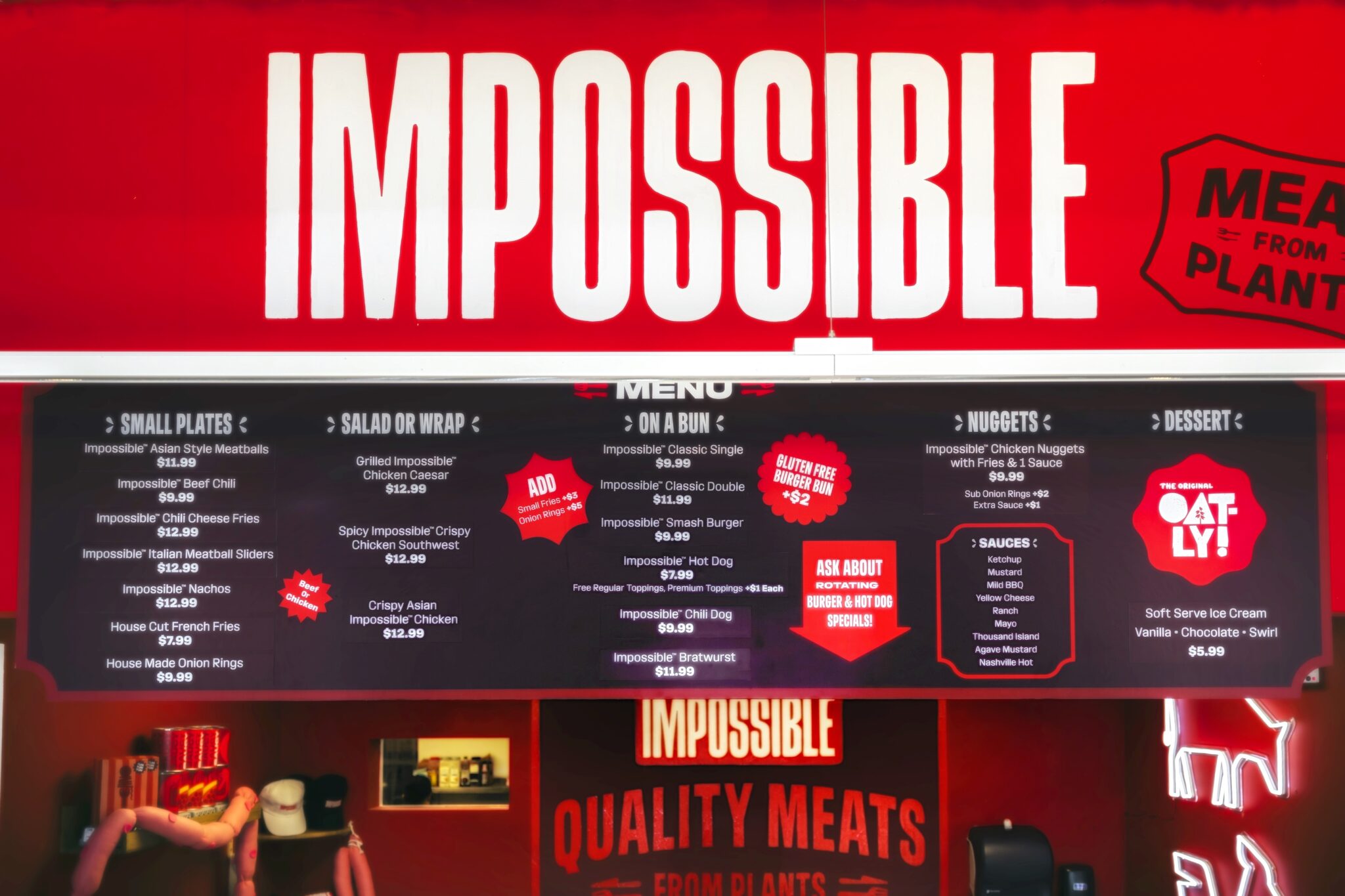 Impossible Foods Opens Chicago Pop-Up, Starring Oatly Ice Cream