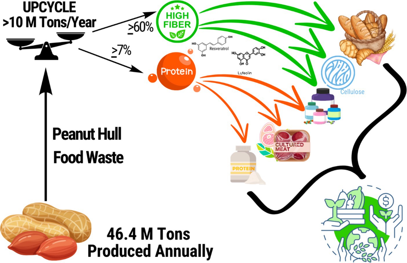Upcycled Peanut Shells Could Produce Cheaper Plant-Based & Lab-Grown Meat