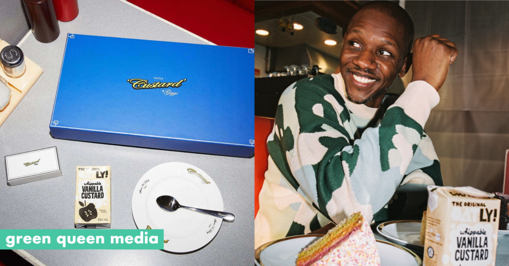 Oatly Teams Up with UK Rapper Giggs for Vegan Custard Campaign