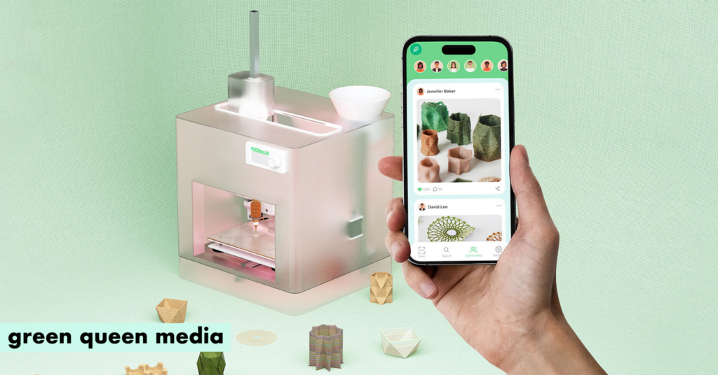 This AI-Led 3D Printer Turns Food Waste Into Everyday Objects