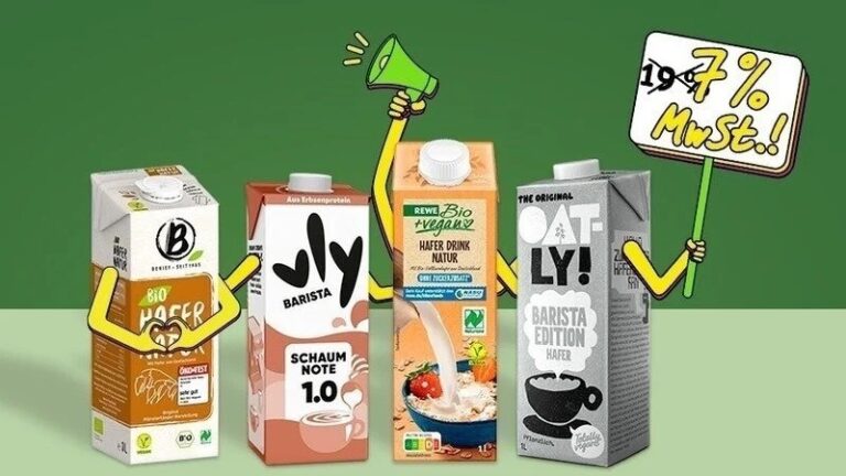 Rewe Group, Oatly & More Ask Germany to Reduce VAT on Plant-Based Milk